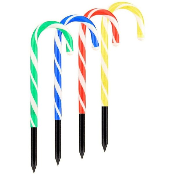 Candy Cane LED Light Set 4 Multicolour | Woolworths