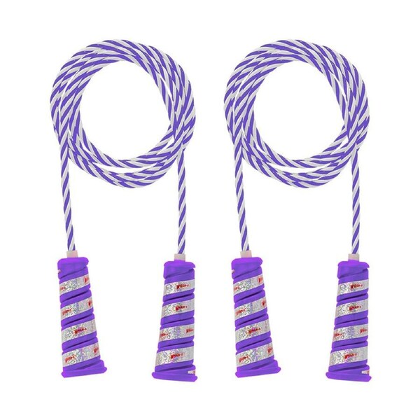 2x Wham-O 2.13m Spiral Handles Hula Hoop Jump/Skipping Rope Kids Toy 5y ...