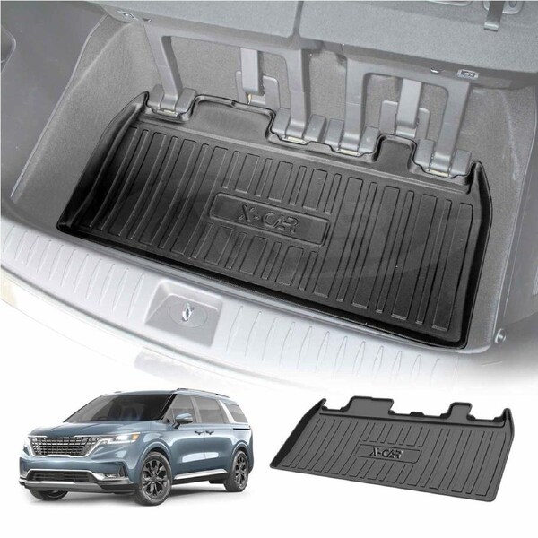 Boot Liner for Kia Carnival 2014-Onwards Heavy Duty Cargo Trunk Mat ...