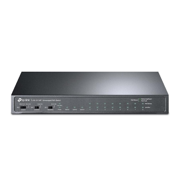 TP-Link TL-SL1311MP 8-Port 10/100Mbps + 3-Port Gigabit Desktop Switch ...