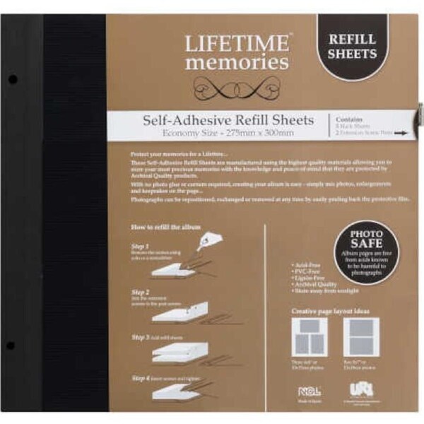 NCL Self-Adhesive Economy Refill Sheets 11" x 12" - 5 Sheets | Woolworths