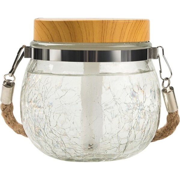 Ice glass air humidifier bedroom night light-Wood | Woolworths
