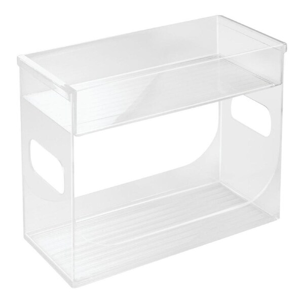 iDesign Linus 26x21.6cm Two Tier Spice Rack Kitchen Storage Organiser ...