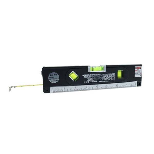 Professional Laser Level Tools 3 Laser Beams LED Bubbles Ruler Aligner ...