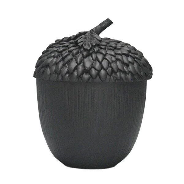 White Moose 11.5x15cm Resin Acorn Box Container w/ Lid Home/Room Decor ...