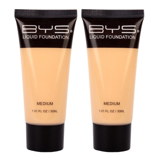 2x BYS Tube 30ml Liquid Foundation Creamy Blendable Makeup Face ...