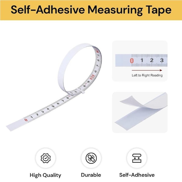 1M Self-Adhesive Measuring Tape | Woolworths