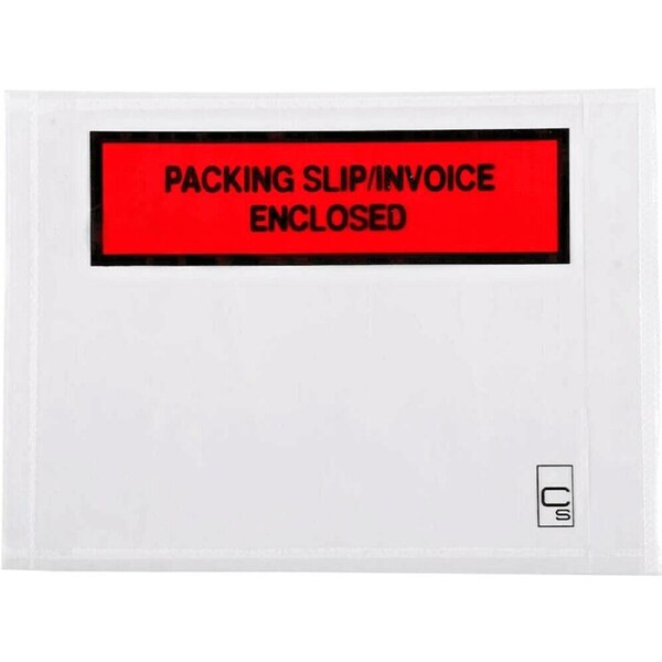 Cumberland Packaging Envelope Packing Slip/Invoice Enclosed 155x115mm ...