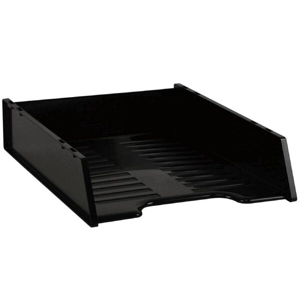 Italplast Document Filing Trays Black Green Recycled Box 10 | Woolworths