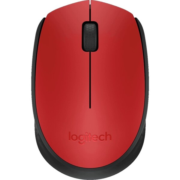 Logitech M171 Wireless Mouse Red Black | Woolworths