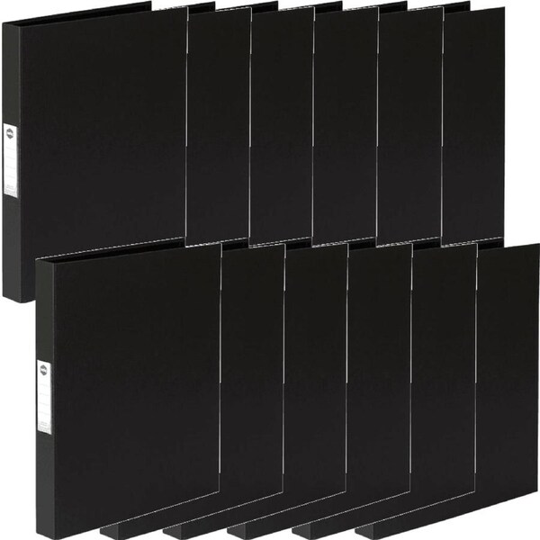 Marbig Deluxe Ring Binder 3D 32mm A3 Portrait Black PVC Box 12 | Woolworths