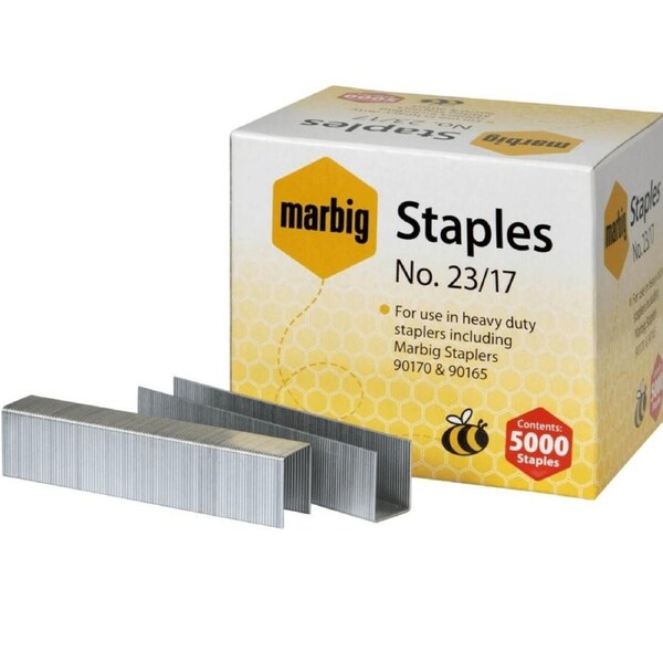 Marbig Staples Heavy Duty 23/17 Box 5000 | Woolworths