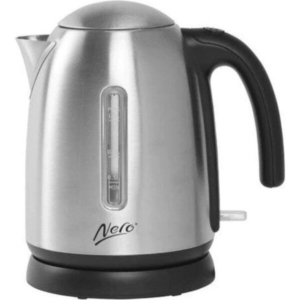 Nero Studio Stainless Steel Brushed Kettle Premium 1.2L 2200W | Woolworths
