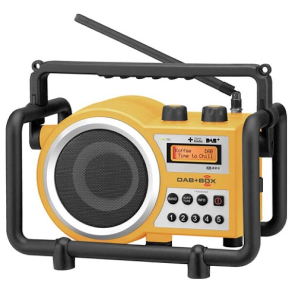 Sangean DAB+BOX Rugged Utility Digital Radio - Yellow | Woolworths