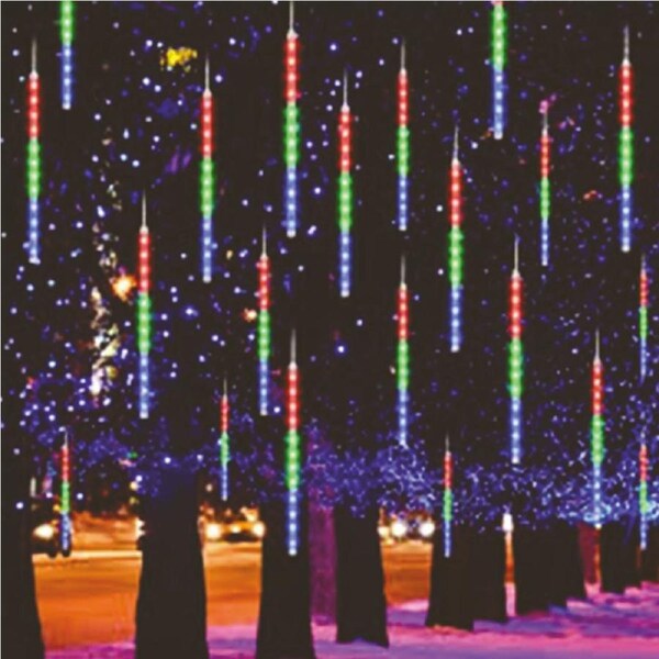 Meteor Falling Stars 16pc Multicolour 4.6m & Transformer | Woolworths