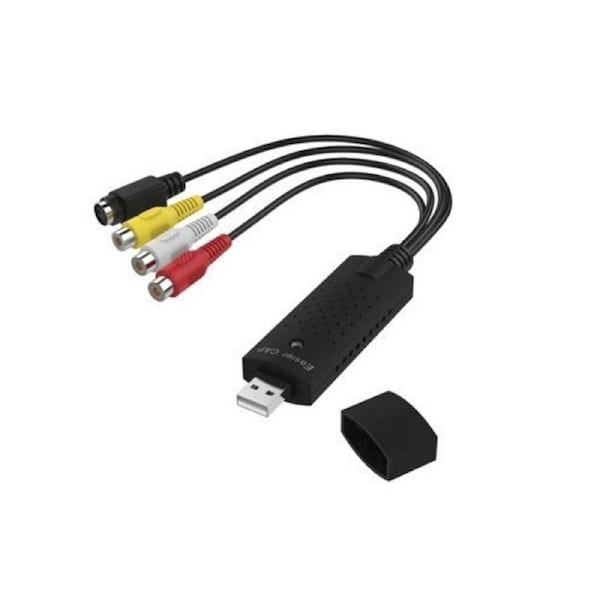 Composite RCA & S-Video to USB Video Capture Dongle w/ Software ...