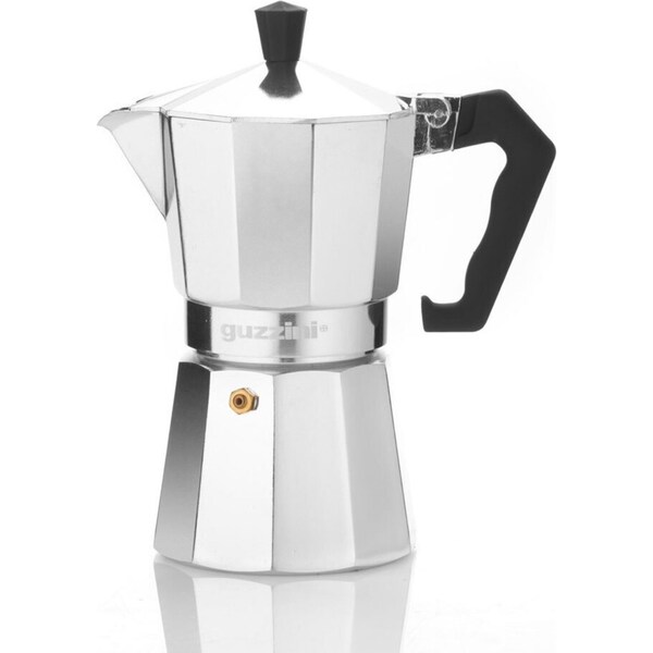 Guzzini Romeo 180ml Moka Coffee Maker Aluminium Stovetop Espresso ...