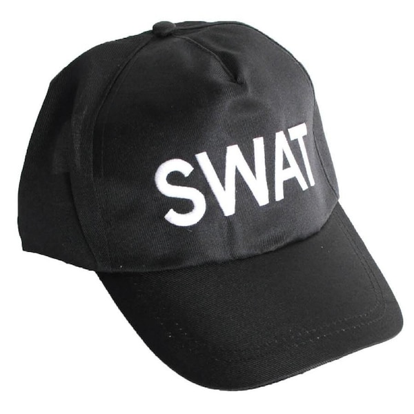 SWAT HAT Costume Party FBI Funny Accessory Police Cap Military Baseball Cap | Woolworths
