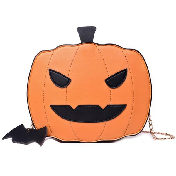 Nevenka Women Pumpkin Shoulder Bag Devil Crossbody Halloween Handbags ...