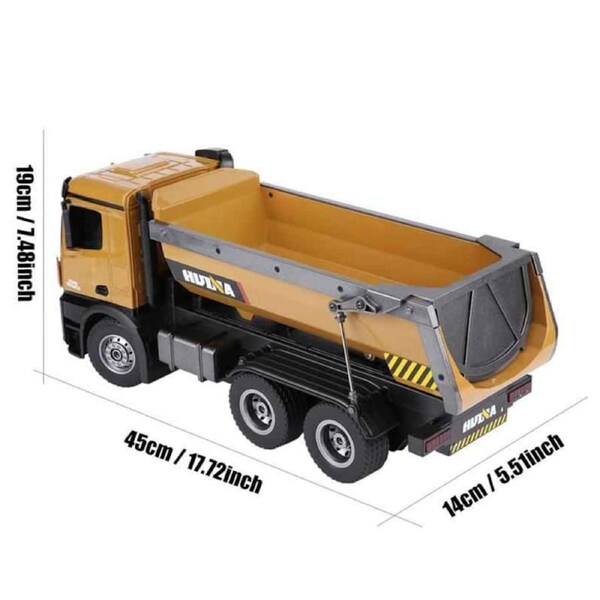 Hunia 1573 1/14 RC CONTRUCTION DUMP TRUCK Kids Toys Gift | Woolworths