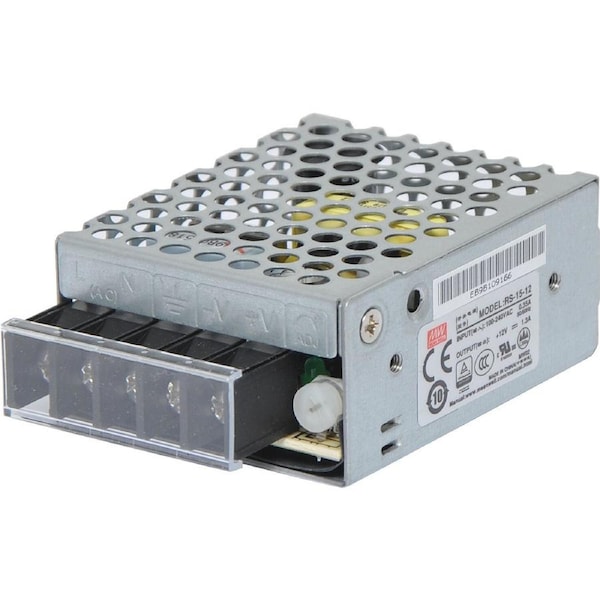 Mean Well RS-15-12 16W 12VDC Switchmode Power Supply Universal AC Input ...