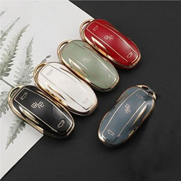 Key Fob Cover Case For Tesla Model S 3 Y X Remote Holder & Protector ...