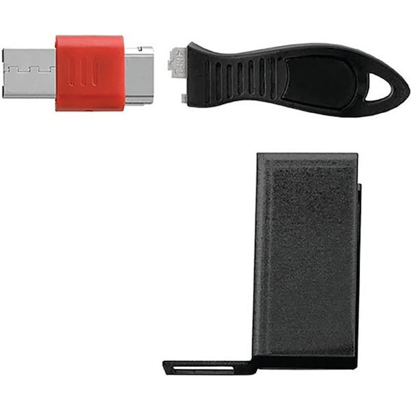 Kensington Rectangular USB Port Blocker/Cable Guard Anti-Theft For PC ...