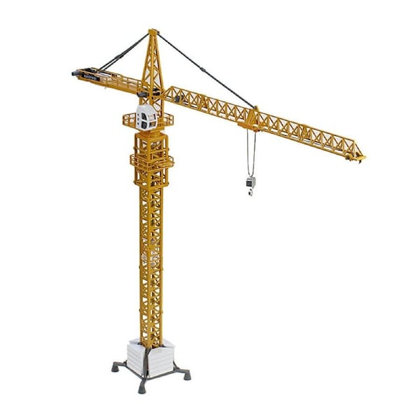 Diecast Tower Slewing Crane - 1:50 Scale Heavy Construction Vehicle ...