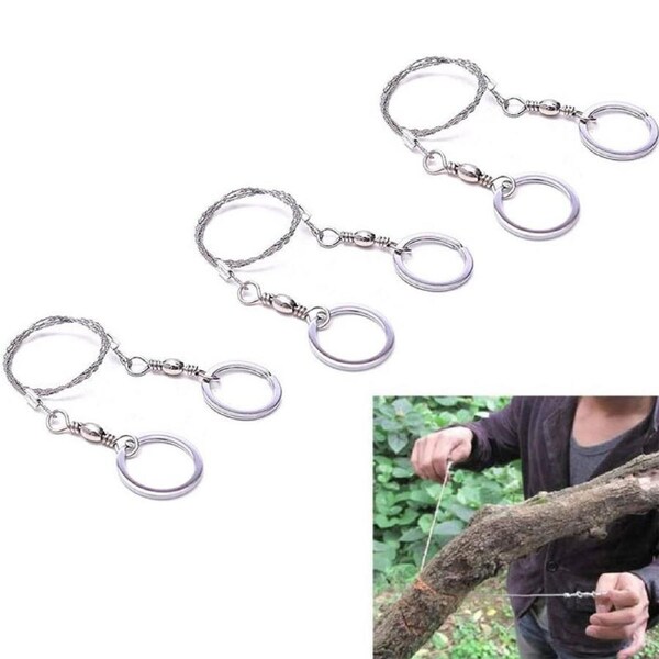 Nevenka 3Pcs Portable Stainless Steel Wire Saw Mini Camping Supplies ...