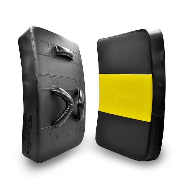 Large Size Curved Kick Shield - Boxing Strike pad - MMA Muay Thai ...