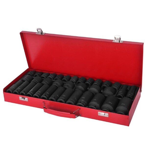 Deep Impact Sockets Tools Kit 8 to 32mm - 35pcs | Woolworths