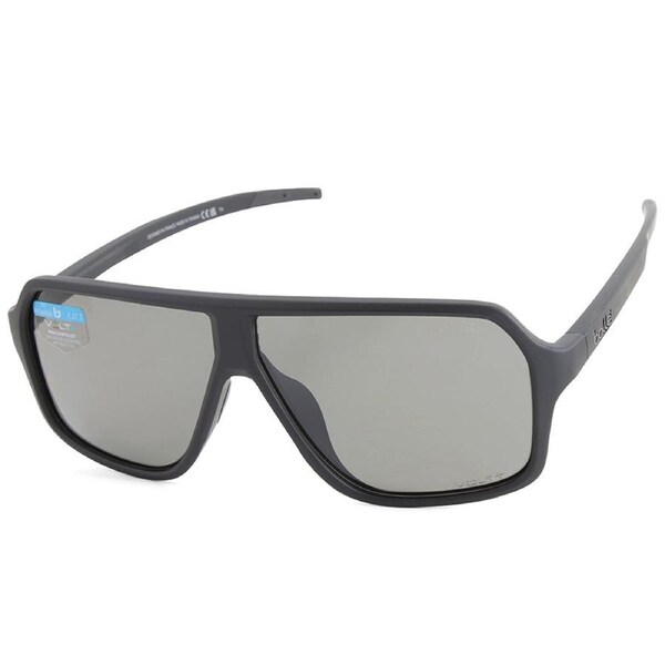 Bolle Prime Matte Black/Grey Volt+ Gun Polarised Men's Sunglasses ...