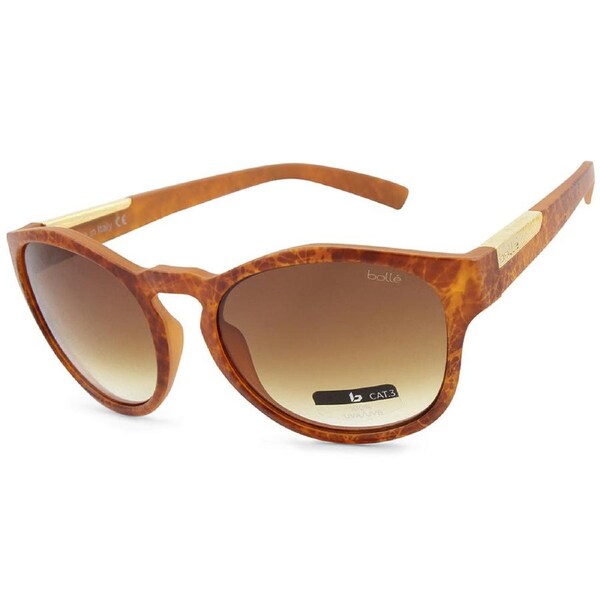 Bolle Rooke Matte Amber/Brown Gradient Women's Designer Sunglasses ...