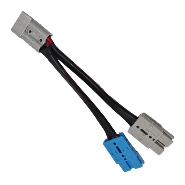 50 amp Anderson Plug Grey to 50 amp Anderson Plug Blue, Grey Splitter ...