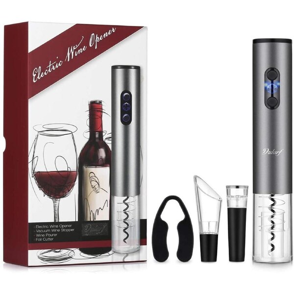 4-in-1 Electric Wine Corkscrew Set | Woolworths