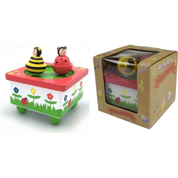 Kaper Kidz Toddler Dancing Magnetic Music Box Bee/Lady Bird Fun Sound ...