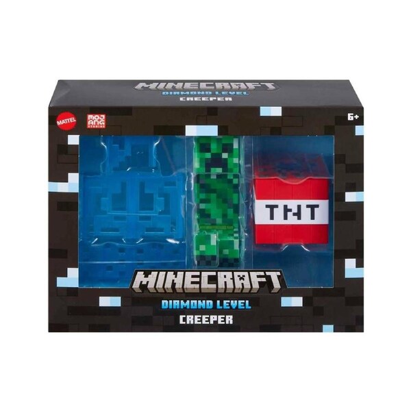 Minecraft Diamond Level Creeper figure 14cm | Woolworths