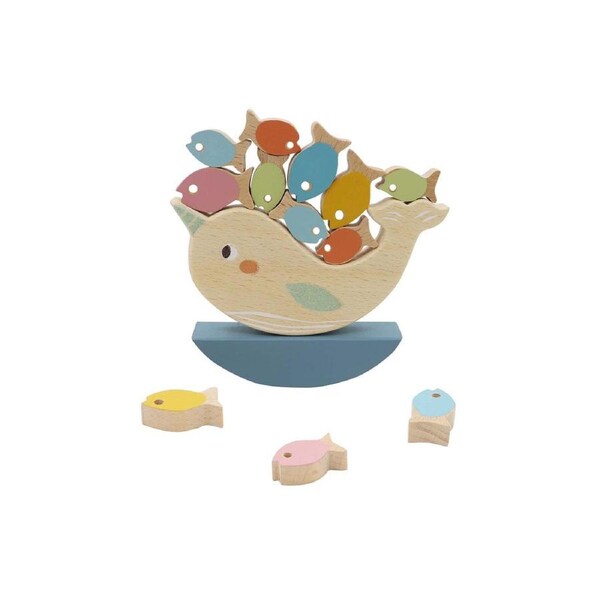 Kaper Kidz Wooden Fish Balancing Game Children's/Kids Pretend Play Toy ...