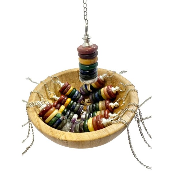 7 Chakras Crystal Pendulum Dowsing and Reiki Spiritual Healing Inner ...