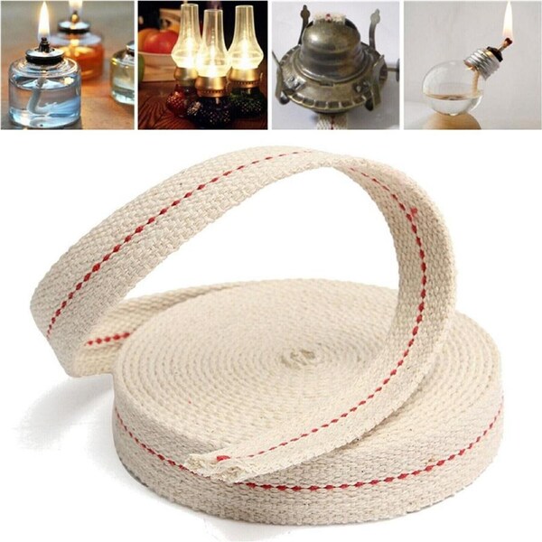Flat Cotton Oil Lamp Lantern Wick For Kerosene Burner Lighting Pratical ...