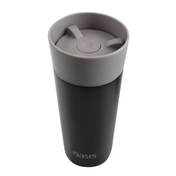 Black Oasis Insulated Coffee Mug Cup Travel Thermal Stainless Steel ...