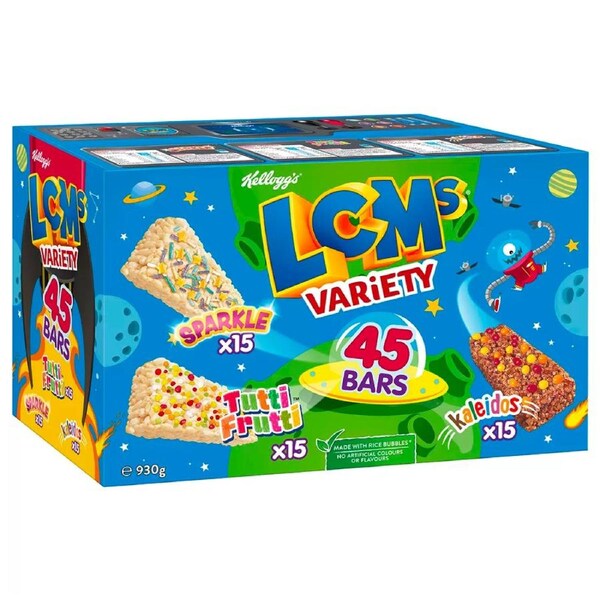 Kelloggs LCM'S Variety bars 42 bars 868g | Woolworths