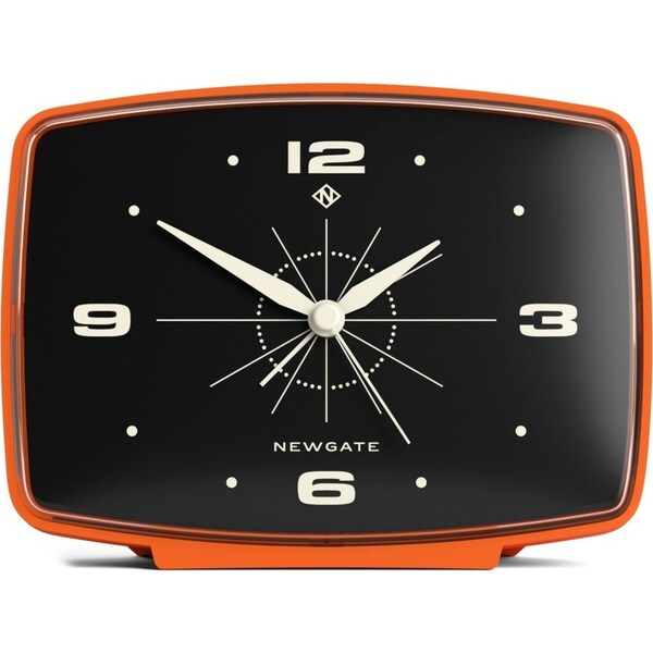 Newgate Brooklyn Alarm Clock - Orange | Woolworths