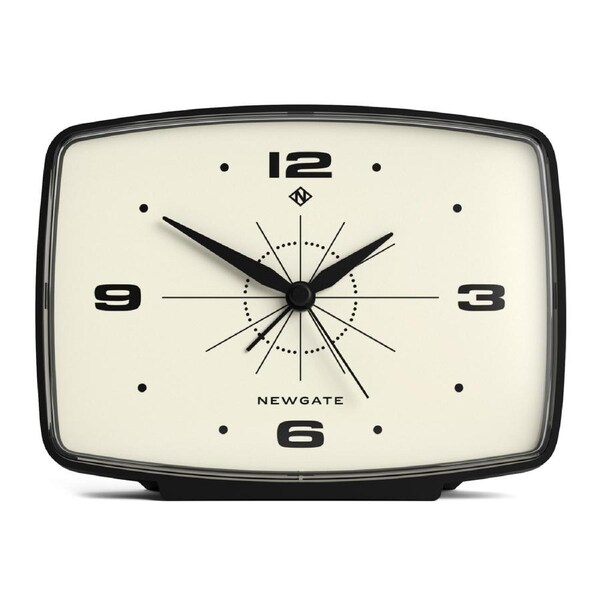 Newgate Brooklyn Alarm Clock - Black | Woolworths