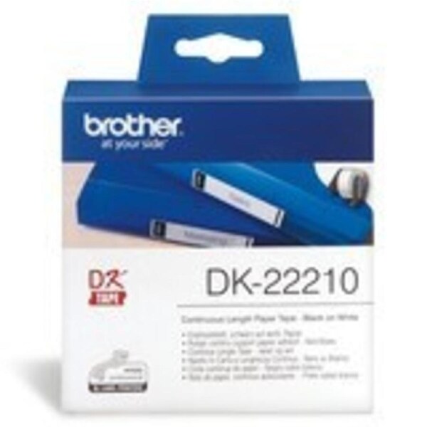 Brother DK-22210 White Continuous Paper Roll - 29mm x 30.48m | Woolworths