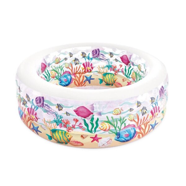 Intex 152cm Oval Aquarium Swimming Outdoor/Patio Inflatable Kids ...