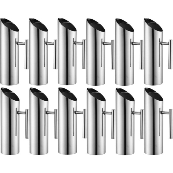 Connoisseur Water Pitcher Stainless Steel 1.5 Litre Jug Flask 12 Pack ...
