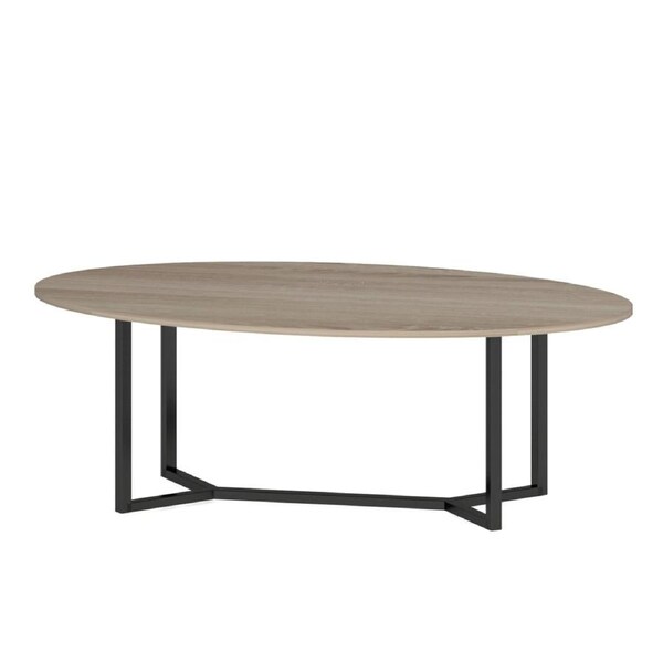 Foret Coffee Table Oval Tea Side Tables Vintage Dining Retro Metal ...