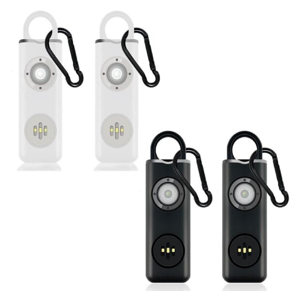 Personal Safety Alarm Rechargeable with Flashlight - 4pack | Woolworths