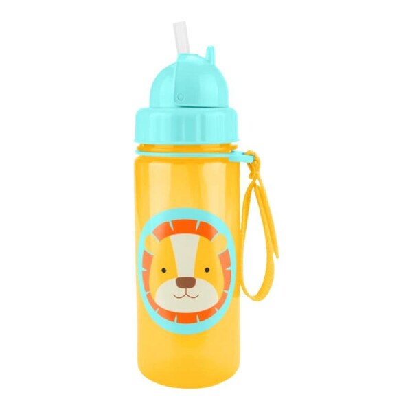Skip Hop Zoo PP Straw Bottle 390ml - Lion | Woolworths